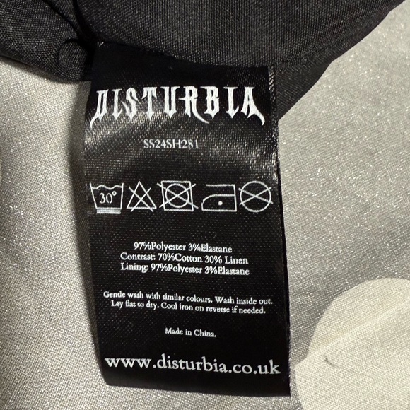 Disturbia | Dresses | Disturbia Brand Black Long Sleeve Corset Styled ...